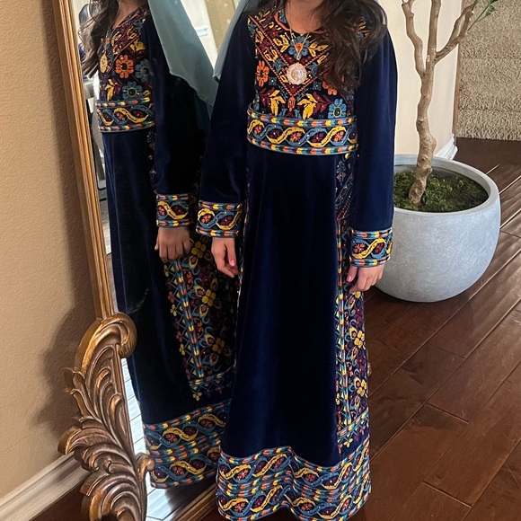 Other | Palestinian Girls Thobe Velvet | Poshmark